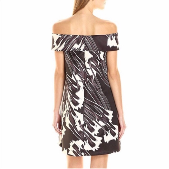 Halston Heritage | Dresses | Nwt Halston Heritage Off Shoulder Crocus ...